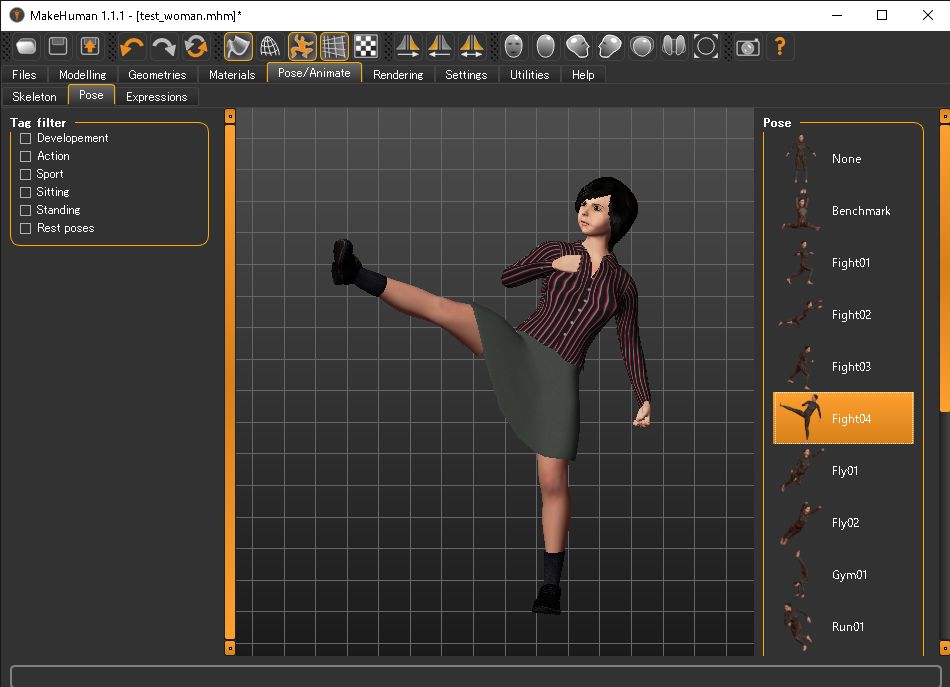 makehumanでサクっと2時間ぐらいで3D人を作ってみる | ち ゃ レ ン ジ LIFE